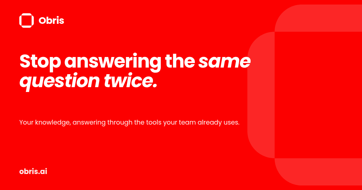 Obris — Stop hunting for the right context.